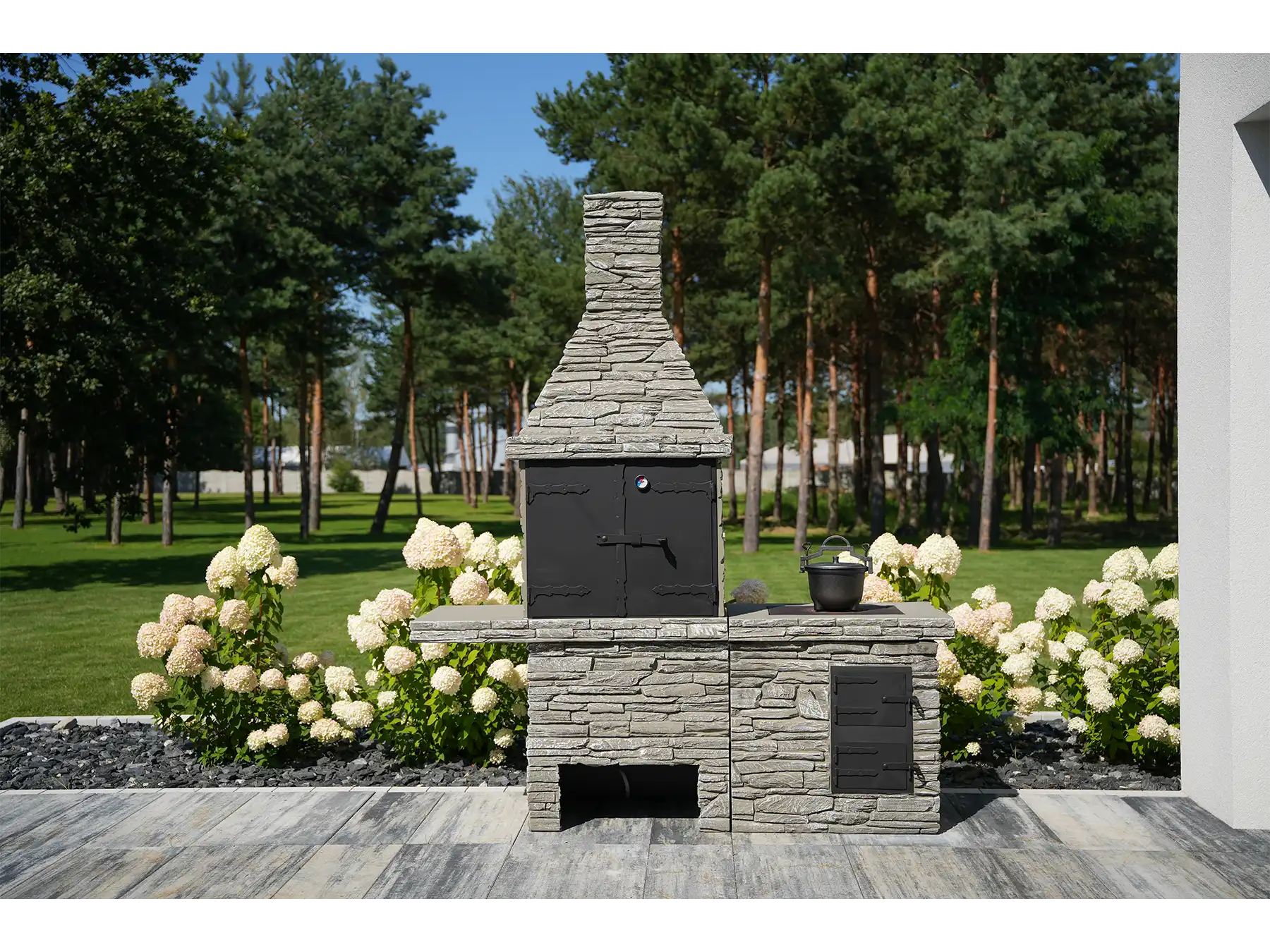 Grillo-wędzarnia betonowa Orion - Styrobud Górno